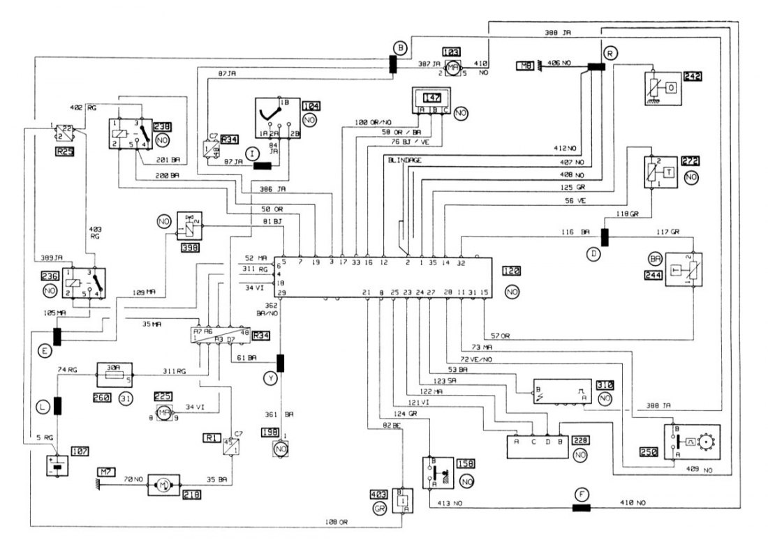 Single point injection system (Renault Renault 19, 1988-1996 ...