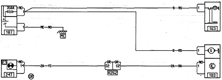 Battery Charging Circuit Diagram (F4P Engines) (Renault Laguna 2, 2001 ...
