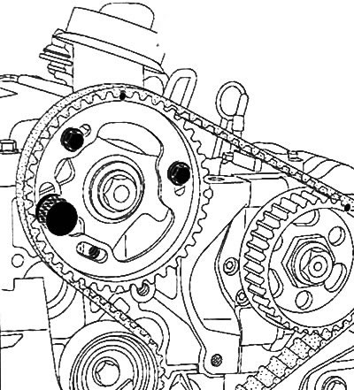 Установка зубчатого ремня привода газораспределительного механизма ...
